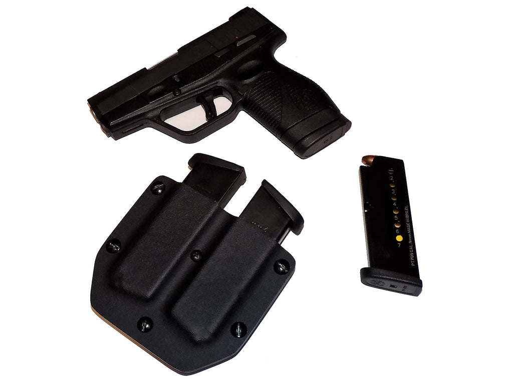 Aggressive Concealment PT709DMP Kydex Double Mag Pouch Taurus PT709 Sl